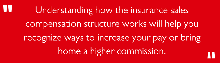 Insurance sales compensation structure