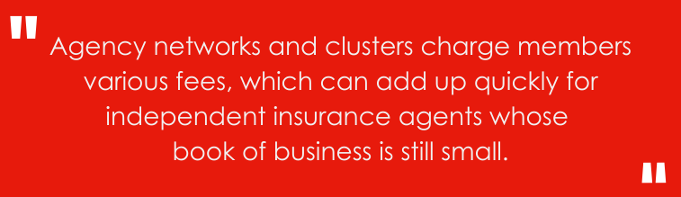 Costs of Joining an Insurance Cluster Group